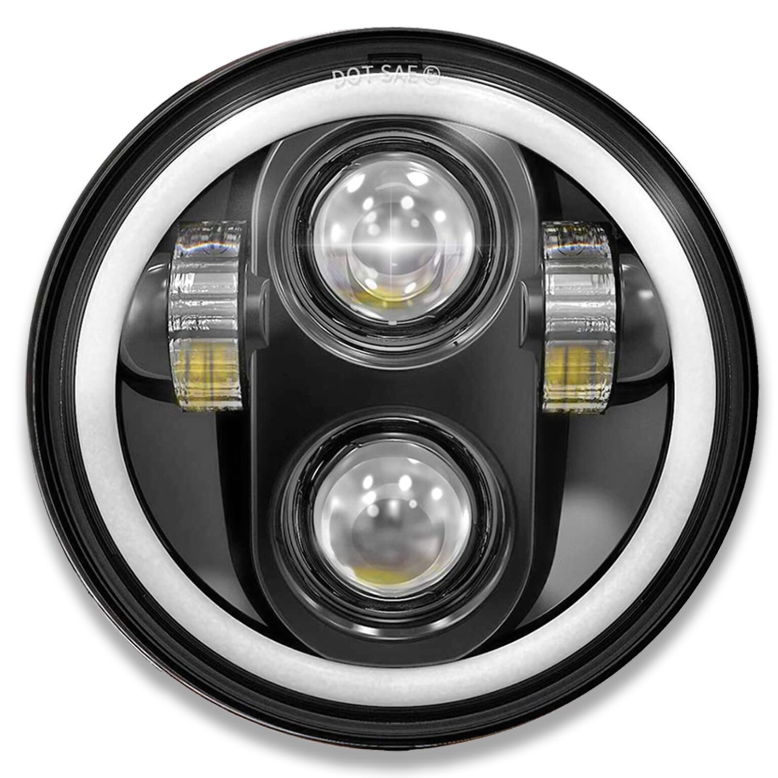 Amexmart Custom Harley Davidson 5-3/4 5.75 inch Round LED Headlight ...