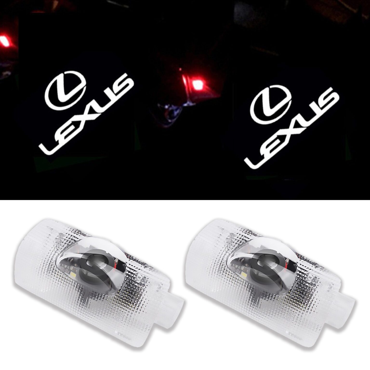 Lexus HD No Fade Car Door Logo Projector Lights – Amexmart.com